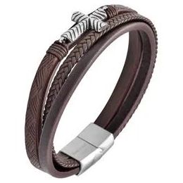 Adelia&acute;s Armband ADELIA ́S "Unisex Armband &ndash; Lederarmband aus Leder 23 cm", braun, Armb&auml;nder, Damen, 23cm, Leder, Armband, Perfekt als Geschenk f&uuml;r besondere Menschen