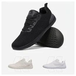 Barfu&szlig;schuh DOTALES "Easystep 2.0 Barfu&szlig;schuhe Damen & Herren", Damen, Gr. 41, Normalschaft, schwarz, Baumwolle, Polyurethan, Basic, Schuhe Barfu&szlig;schuh, Das Original-Barfu&szlig; Sneaker, Minimalschuhe, Schnellverschluss