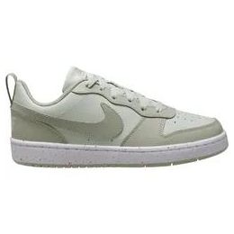 Sneaker Nike SPORTSWEAR "COURT BOROUGH LOW RP (GS)", M&auml;dchen, Gr. 40, light silber, spruce fog, wei&szlig;, Synthetik, Schuhe Sneaker, Design auf den Spuren des Air Force 1, f&uuml;r Kinder & Jugendliche