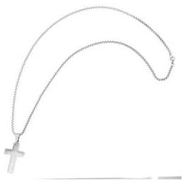 Adelia&acute;s Kette ohne Anh&auml;nger ADELIA ́S "Herren Halskette mit Anh&auml;nger &ndash; Kreuz aus Edelstahl", silber, Halsketten, Herren, 61cm, Edelstahl, Perfekt zum Verschenken an besondere Menschen