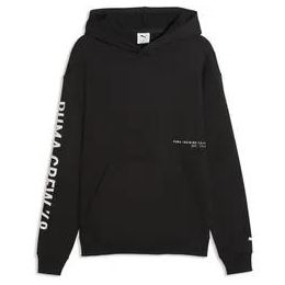 Sweatshirt Puma "Graphics Training Hoodie Herren", Herren, Gr. L, schwarz, Obermaterial: 30% Polyester, 70% Baumwolle. Rippe: 3% Elasthan, 97% Baumwolle, normal, Sweatshirts Sweatshirt