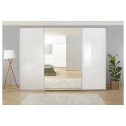 Schwebet&uuml;renschrank Rauch "Kleiderschrank Schrank Garderobe KOLUNA Hochglanz-Front und Spiegel", alpinwei&szlig;, hochglanz wei&szlig;, B:315cm H:210cm T:62cm, Holzwerkstoff, Schr&auml;nke, Schwebet&uuml;renschrank, Breiten 203/271/315/360 cm H&ouml;hen 210/229 cm MADE IN GERMANY