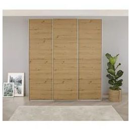 Schwebet&uuml;renschrank Rauch "Kleiderschrank Schrank Garderobe KOLUNA mit Dekor-Front", eiche artisan, B:203cm H:229cm T:62cm, Holzwerkstoff, Schr&auml;nke, Schwebet&uuml;renschrank, Breiten 203/271/315/360 cm H&ouml;hen 210/229 cm MADE IN GERMANY