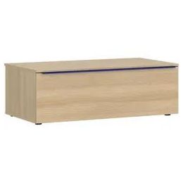 Couchtisch Tom Tailor HOME "COLOR PUZZLE Couchtsich 1 Schublade mit farbigem Griff", oak light, B:110cm H:38,4cm, Tische, Couchtisch, Breite 1100 mm &ndash; Stauraum mit besonderem Farbkick