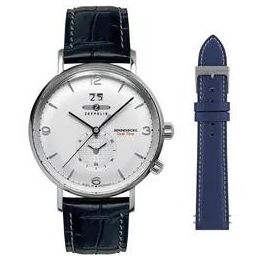 Quarzuhr Zeppelin "LZ 129 Hindenburg", dunkelblau, Armbanduhren, Herren, Quarzuhr, Armbanduhr, Herrenuhr, Made in Germany, Ideal auch als Geschenk