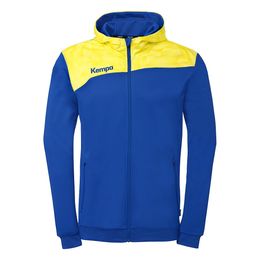 Trachtenjanker Kempa "Trainingsjacke Athletics 29 Kids", Jungen, Gr. 116, blau (royal, limonengelb), Obermaterial: 100% Polyester Pol. recyc.., Jacken