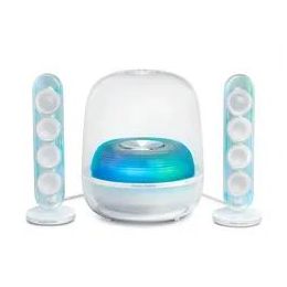 Harman/Kardon HARMAN / KARDON 2.1 Soundsystem "Soundsticks 5 Wi-Fi Edition", wei&szlig;, B:28cm H:32,5cm T:39cm, Lautsprecher, 2.1 Kanal WLAN Lautsprecher