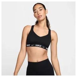 Sport-BH Nike "W NK DF INDY HGH SPT BRA", Damen, Gr. M, N-Gr, schwarz, schwarz,, Jersey, Obermaterial: 79% Polyester, 21% Elasthan, unifarben, figurbetont, BHs Sport-BH, f&uuml;r Fitness und intensive Workouts, mit starkem Halt