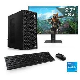 CSL PC-Komplettsystem "Mystic V24134", Energieeffizienz: E (A-G), schwarz, Microsoft Windows 11 Home (64 Bit), 32 GB RAM 1.000 GB SSD, Computer_Komplettsysteme