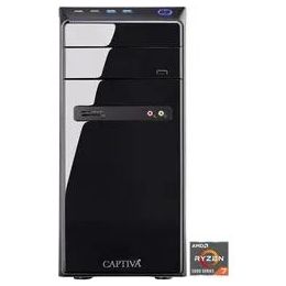 Captiva Business-PC "Business/Office R10-0450", schwarz, ohne Betriebssystem, 16 GB RAM 500 GB SSD, Desktop-PCs
