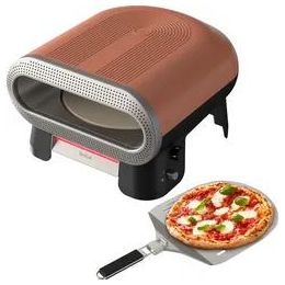 Tefal Pizzaofen "Pizza Pronto", orange, B:45cm H:30cm T:50cm, Pizza&ouml;fen, 4 Temperaturstufen (250&ndash;400C), automatischer Drehstein, Pizzaschieber