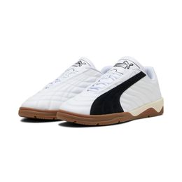 Sneaker Puma "TIFOSI CALCIO LS", Herren, Gr. 42,5, Puma wei&szlig;, Puma schwarz, Synthetik, unifarben, Schuhe Sneaker, f&uuml;r sportlichen Look im Alltag und Streetwear, mit Gummilaufsohle