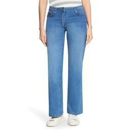 Slim-fit-Jeans Betty Barclay "Damen mit Strass", Damen, Gr. 40, Normalgr&ouml;&szlig;en, blau, Denim/Jeans, Obermaterial: 66% Baumwolle, 20% Polyester, 12% Lyocell, 2% Elasthan, Basic, slim fit, Jeans Slim-fit-Jeans