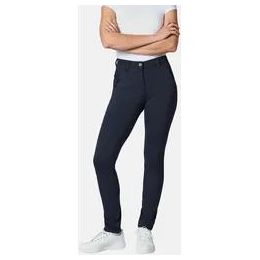 Stoffhose PEAK TIME "Aurele", Damen, Gr. 29, L&auml;nge 30, magnetic navy, Stoff, Material: 58% Baumwolle, 35% Nylon, 7% Elasthan, slim fit lang, Hosen Stoffhose, Lange Chino-Hose mit Bio-Baumwolle