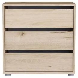 Schubkastenkommode Demeyere GROUP, dunkel eiche royal, B:60cm H:58,1cm T:39,6cm, Spanplatte, Sideboards