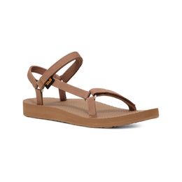 Sandale Teva "W ORIGINAL UNIVERSAL SLIM", Damen, Gr. 37, tigers eye, Textil, Schuhe Sandale