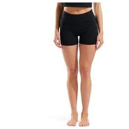 Shorts arena "W arena ELASTIC SHORT", Damen, Gr. XS, N-Gr, schwarz, Obermaterial: 90% Baumwolle, 10% Elasthan, Hosen Shorts