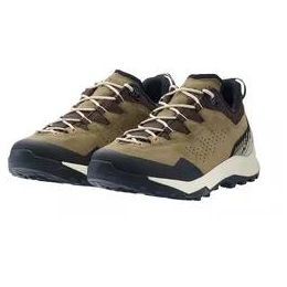 Wanderschuh Lowa "Lowa EXPLORER GTX LO", Herren, Gr. 46, humus, braun, Leder, Textil, Schuhe Wanderschuh, wasserdicht dank Gore-Tex Membrane, mit Vibram Sohle