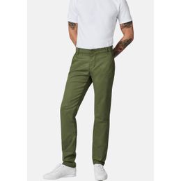 Chinohose PEAK TIME "Astron", Herren, Gr. 30, L&auml;nge 34, fusion olive, Material: 68% Baumwolle, 30% Lyocell, 2% Elasthan, gerade, unten schmal lang, Hosen Chinohose, Elegante Herrenhose mit Bio-Baumwolle