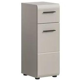 Unterschrank Welltime "FLORENZ, TOPSELLER, H&ouml;he 80 cm, 1 T&uuml;r, 1 Schubkasten", kaschmir, B:30cm H:80cm T:30cm, FSC-zertifizierter Holzwerkstoff, MDF, Schr&auml;nke, Unterschrank, T&uuml;ranschlag wechselbar, hochwertige MDF Front, Badschrank, Bad