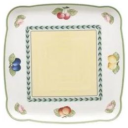 Villeroy & Boch Servierplatte VILLEROY & BOCH "Platte French Garden &oslash; 29,7 cm wei&szlig;-bunt", bunt (wei&szlig;, bunt), Porzellan, Servierplatten, Servierplatte