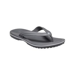 Sneaker Crocs "Crocband Flip", Herren, Gr. 46, grau, Obermaterial: 100% Gummi rubber., Schuhe Sneaker