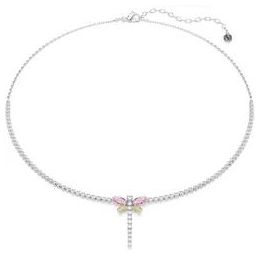Collier Swarovski "Schmuck Geschenk 2026 CAPSULE Halskette", metallfarben, kristallwei&szlig;, pink, gelb, blau, wei&szlig;, Halsketten, Damen, Metall Perlen, Metall, Perlen, Collier, mit Swarovski Kristall, Zirkonia (synth.) - mit Swarovski Perle