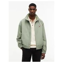 Tommy Hilfiger Blouson TOMMY JEANS "TJM ESSENTIAL", Herren, Gr. M, spring olive, Web, Obermaterial: 100% Polyester, normal, elastischer Bund, Jacken Blouson