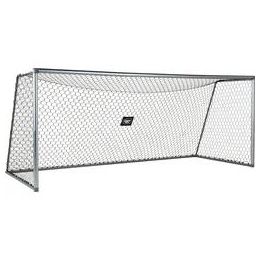 Fu&szlig;balltor EXIT "Scala", silber (silberfarben, schwarz), Sport-Tore, Kinder, B/H/L: 500cm x 200cm x 208cm, 1 Stk. Aluminium, BxLxH: 500x208x200 cm, aus Aluminium, B:500cm H:200cm L:208cm