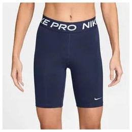 Shorts Nike "W NP 365 SHORT 8IN", Damen, Gr. XL, N-Gr, midnight navy, Obermaterial: 83% Polyester, 17% Elasthan, Hosen Shorts, eng anliegende Passform, sportlicher Stil, mit dehnbarem Material