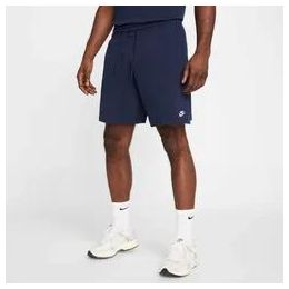 Shorts Nike SPORTSWEAR "Nike Club Men's Knit Shorts", Herren, Gr. 3XL, N-Gr, obsidian, wei&szlig;, Obermaterial: 100% Baumwolle, Hosen Shorts, atmungsaktives Material, relaxte Passform, mit Eingrifftaschen