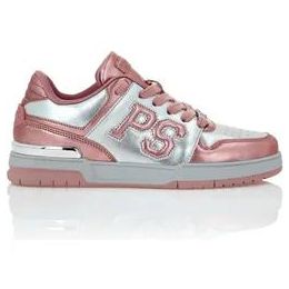Sneaker Plein Sport "Lo-Top Turnschuhe", Damen, Gr. 38, Normalschaft, 0370, pink, silber, Schuhe Sneaker