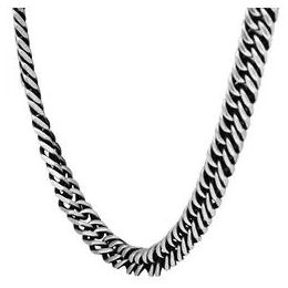 Adelia&acute;s Kette ohne Anh&auml;nger ADELIA ́S "Herren Halskette &ndash; Panzerkette aus Edelstahl 80 cm", grau, Halsketten, Herren, 80cm, Edelstahl, Zum Verschenken &ndash; passend f&uuml;r viele Anl&auml;sse