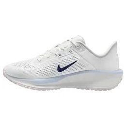 Laufschuh Nike "WMNS QUEST 6", Damen, Gr. 40, wei&szlig;, blau void, pearl pink, work blau, Textil, Schuhe Laufschuh