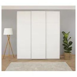 Schwebet&uuml;renschrank Rauch "Kleiderschrank Schrank Garderobe KOLUNA mit Dekor-Front", alpinwei&szlig;, B:203cm H:229cm T:62cm, Holzwerkstoff, Schr&auml;nke, Schwebet&uuml;renschrank, Breiten 203/271/315/360 cm H&ouml;hen 210/229 cm MADE IN GERMANY