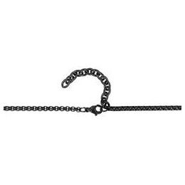 Adelia&acute;s Kette ohne Anh&auml;nger ADELIA ́S "Herren Halskette mit Anh&auml;nger &ndash; aus Edelstahl", schwarz, Halsketten, Herren, 60cm, Edelstahl, Ideal als Geschenk zum Muttertag