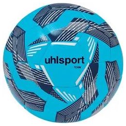 Fu&szlig;ball Uhlsport "Fu&szlig;ball Team Kids" Gr. 3, blau (eisblau, marine, wei&szlig;), B&auml;lle, Jungen, 3