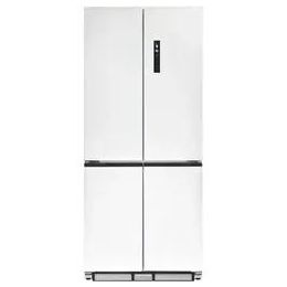 Exquisit Multi Door "EMD470-170-200E", Energieeffizienz: E (A-G), inoxlook, wei&szlig;, B:84cm H:193cm T:57,8cm, K&uuml;hlschr&auml;nke, Nie mehr abtauen &ndash; No-Frost & Umluft f&uuml;r perfekte K&uuml;hlung