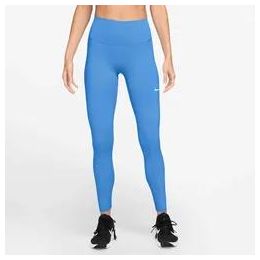 Trainingstights Nike "W NK DF ONE HR TIGHT USEAM", Damen, Gr. L, N-Gr, university blau, wei&szlig;, Obermaterial: 80% Polyester, 20% Elasthan, Hosen, f&uuml;r Fitness, sportlicher Stil, schnell trocknendes Material