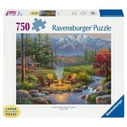 Puzzle Ravensburger "Lagerfeuer-Romantik", bunt, Puzzles, KinderB:80cm H:60cm, Pappe, Motiv, Made in Germany, B:80cm H:60cm