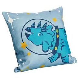 Dekokissen Paidi "in 40x40 cm, Baumwolle, verschiedene Motive", gr&uuml;ner planet, gemustert, B:40cm H:10cm L:40cm, Baumwolle, Polyester, Dekokissen_Sitzkissen_Kissenh&uuml;llen, Zierkissen mit F&uuml;llung, abnehmbarer und waschbarer Bezug