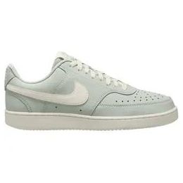 Sneaker Nike SPORTSWEAR "Court Vision Low", Herren, Gr. 47,5, light silber, sail, Synthetik, Schuhe Sneaker, inspiriert vom Design des Nike Air Force