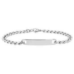 Adelia&acute;s Armband ADELIA ́S "Damen Armband &ndash; Panzerarmband aus Edelstahl 18 cm", silber, Armb&auml;nder, Damen, 18cm, Edelstahl, Armband, Ideal als Geschenk zum einen besonderen Tag