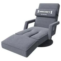 Drehsessel Phoenix, grau, B:62cm H:80cm T:60cm, 100% Polyester, Sessel, Drehsessel