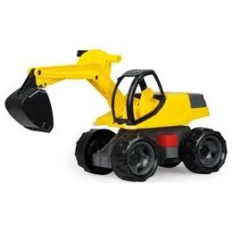 Spielzeug-Bagger LENA "GIGA TRUCKS Pro, schwarz/gelb", gelb (gelb, schwarz), Spielzeugfahrzeuge, KinderB:27,5cm H:35cm T:63cm, Kunststoff, Made in Europe, B:27,5cm H:35cm T:63cm
