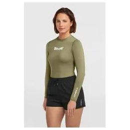 O`Neill Badeshorts O'NEILL "ESSENTIALS 12" SWIMSHORTS", Damen, Gr. M (38), N-Gr, wei&szlig;, neutral, Obermaterial: 100% Polyester, Badehosen Badeshorts, mit Seitentaschen, hoher Schnitt, elastischer Bund mit Kordelzug