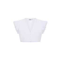 N&uuml;bler Dirndlbluse N&Uuml;BLER "Dirndlbluse Liana", Damen, Gr. 30, wei&szlig;, Obermaterial: 100% Polyester PES., Blusen Dirndlbluse