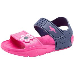 Sandale Kangaroos "KangaSwim II", M&auml;dchen, Gr. 23, blau (navy, pink), Synthetik, Schuhe Sandale