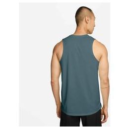 Tanktop Nike "Nike Miler Men's Dri-FIT Running Tank", Herren, Gr. XXL, mineral slate, Obermaterial: 100% Polyester, normal, Rundhals, Tops Tanktop, sportliche Schnittform, f&uuml;r Sportmode und Streetwear