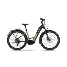 Haibike Trekking 4 | Gr. S | Aluminium E-Trekkingbike Grau